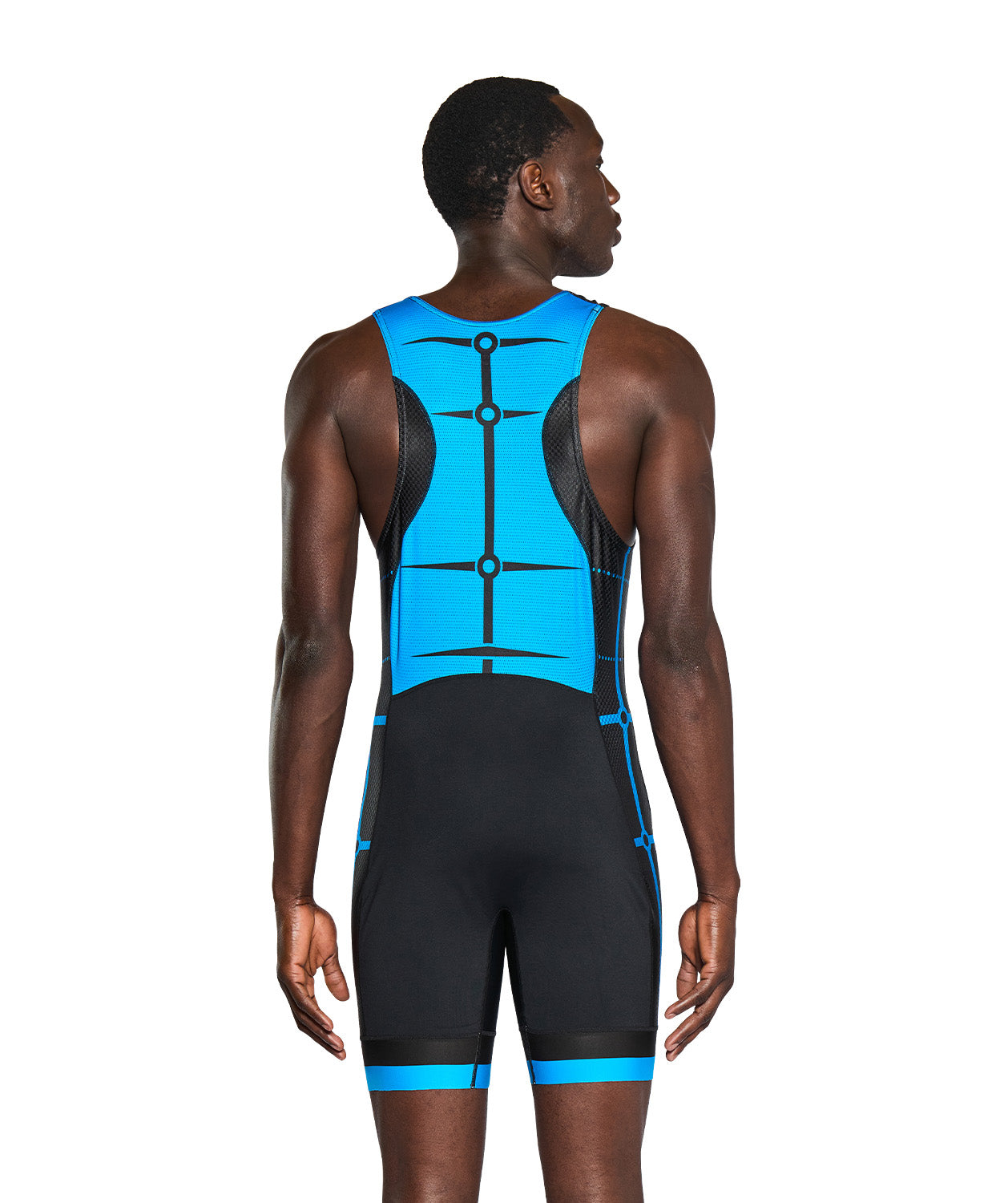 Men's Motion Pro Unisuit - Black/Blue – 776BC International