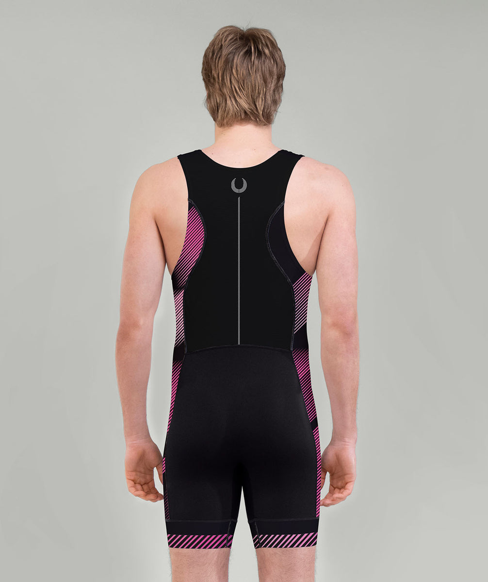 Men's 776BC Pro Unisuit - Black/Vivid Pink – 776BC International