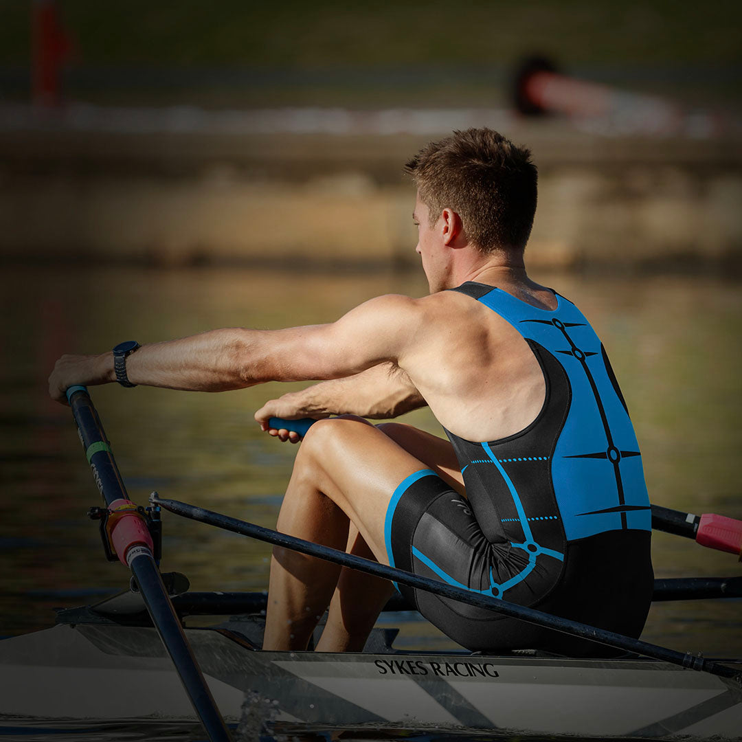 Men's Motion Pro Unisuit - Black/Blue – 776BC