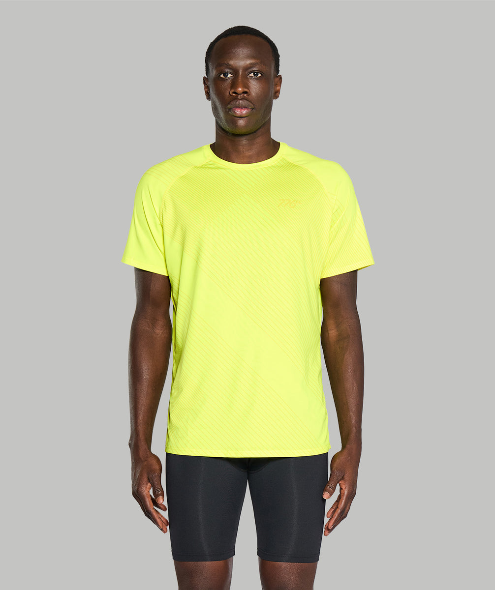 Men's Wreath Summer Base Layer SS - Graphic Neon Yellow – 776BC USA Inc