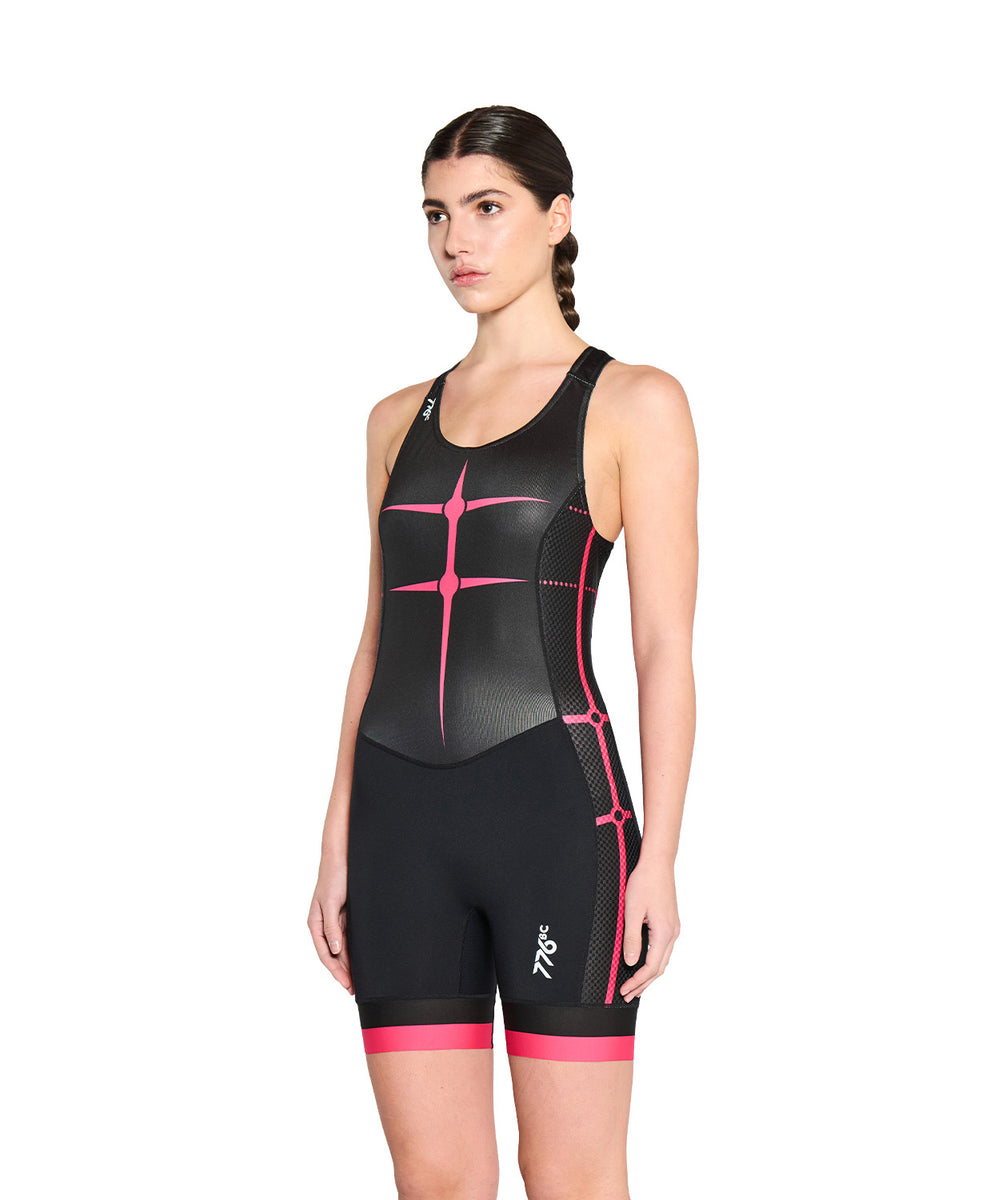 Women's Motion Pro Unisuit - Black/Neon Pink – 776BC International